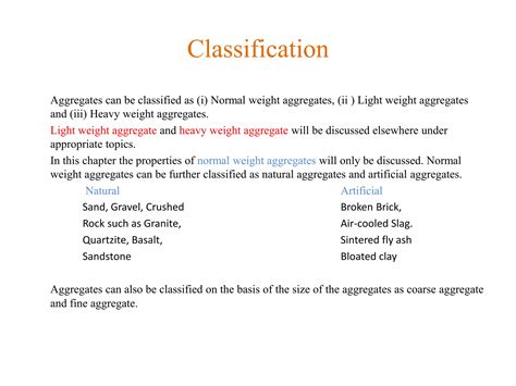 Chapter 3 Aggregates Part 1 Ppt
