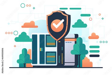 Database Security Phishing Hacker Attack Data Server Web Concept Cyber Security Personal