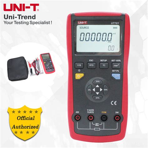 UNI T UT701 Single Function Temperature Calibrator Automatic Cold Junction Compensation User