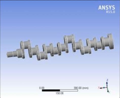 1 Solid Model Of Forged Steel Crankshaft Download Scientific Diagram