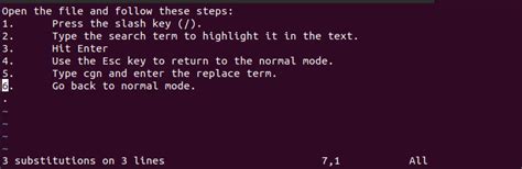 vim find and replace