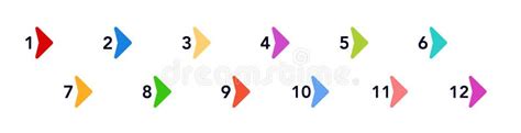 Colorful Numbered Bullet Points For Organized Lists And Clear