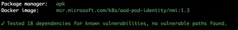 Docker Images With Vulnerabilities · Issue 136 · Azureaad Pod Identity · Github