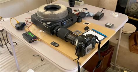 Photographer Turns Slide Projector Into A Arduino Powered Digitizer