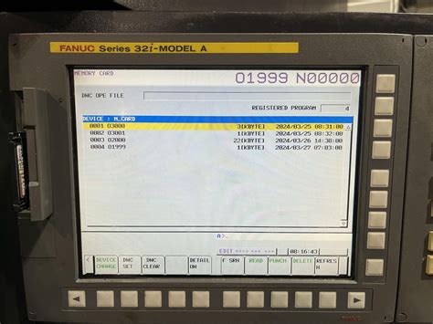Memory Card Read Issue Rfanuc