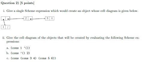 Solved Question 2 5 Points I Give A Single Scheme Chegg