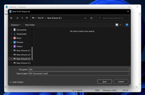 how to save notepad file as pdf in windows 11 step by step guide