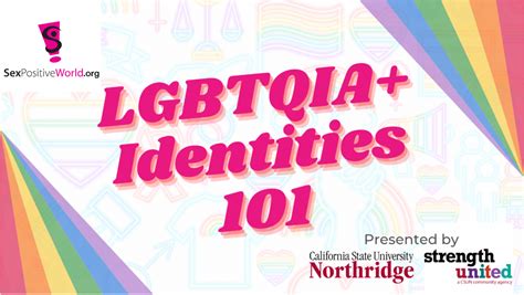 Lgbtqia Identities 101 Sex Positive World