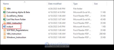 Export Folder Structure To Excel 3 Suitable Ways Exceldemy