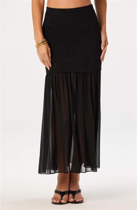 Womens Black Maxi Skirts Nordstrom