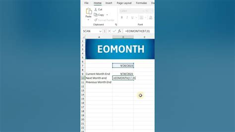 Excel Eomonth Function Master Month End Magic In 60 Seconds Excel Exceltips Excelsolutions
