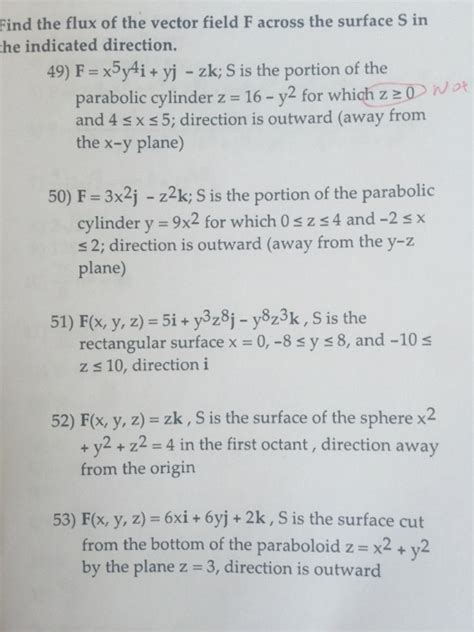 Solved Find The Flux Of The Vector Field F Across The Chegg