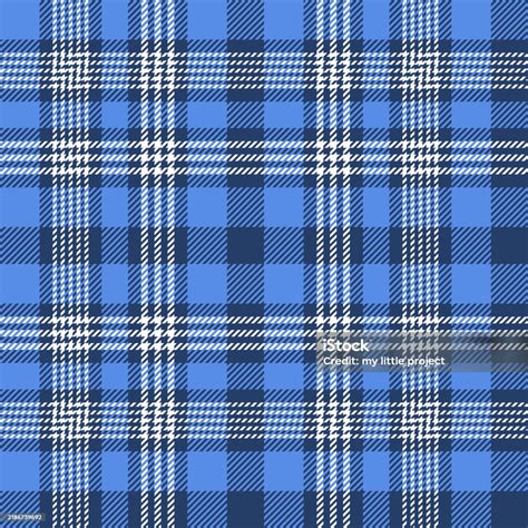 격자 무늬 타탄 완벽 한 반복 패턴 이것은 블루 네이비 블루 화이트 체크 무늬 격자 무늬 벡터 일러스트 레이 션 0명에 대한 스톡 벡터 아트 및 기타 이미지 Istock