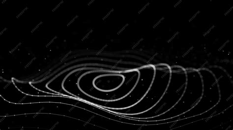 Premium Photo 3d Digital Wave Technology Wave Flow Digital Structure