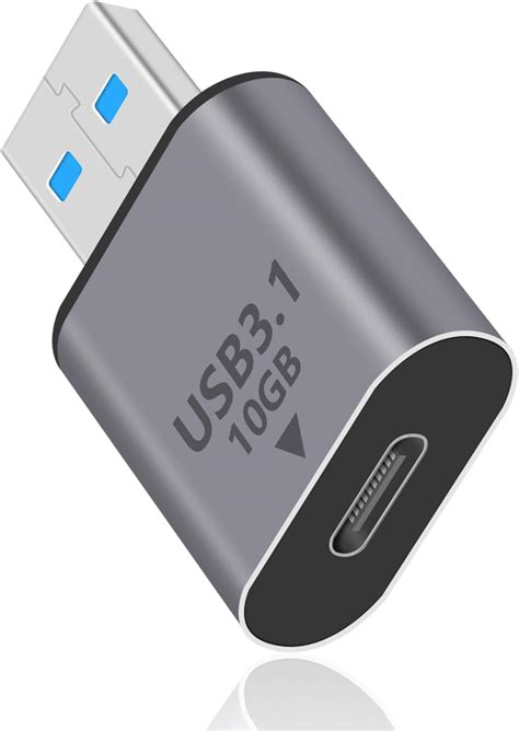 Jp Duttek Usb C Usb A 変換アダプタ 10gbps Usb Cメスusbオス変換アダプタusb C To Usb A 変換アダプタ3 1 Gen 2
