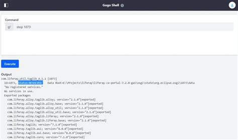 Gogo Shell Commands In Liferay 72 For Efficient Development