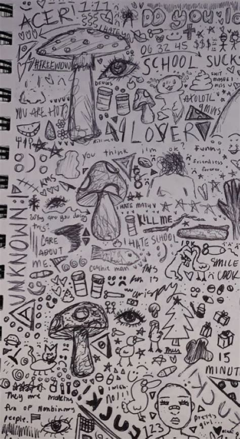 Notebook Doodles Creative And Meaningful Drawings