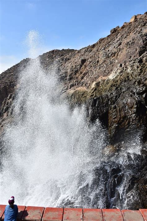 La Bufadora Blowhole In Ensenada Mexico Editorial Stock Image Image