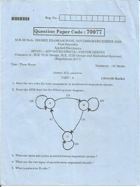 Anna University Ap 5151 Advanced Digital System Design Pdf