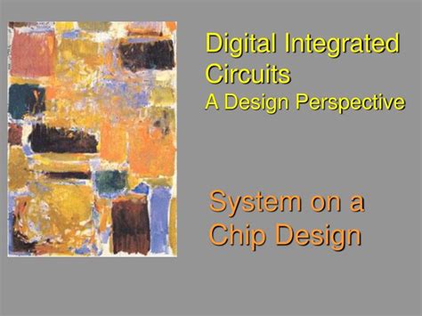 Ppt Digital Integrated Circuits A Design Perspective Powerpoint Presentation Id 3370505