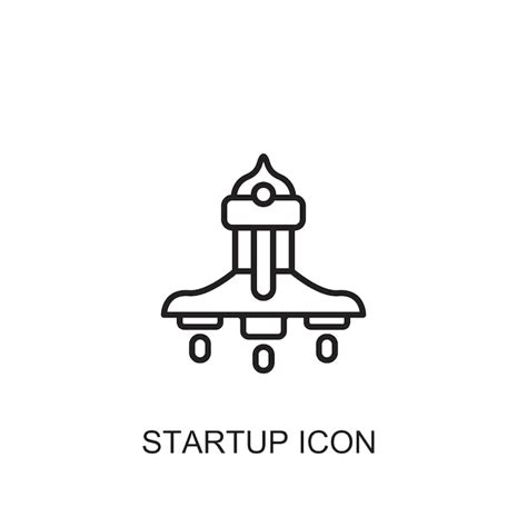 Premium Vector Startup Vector Icon Icon