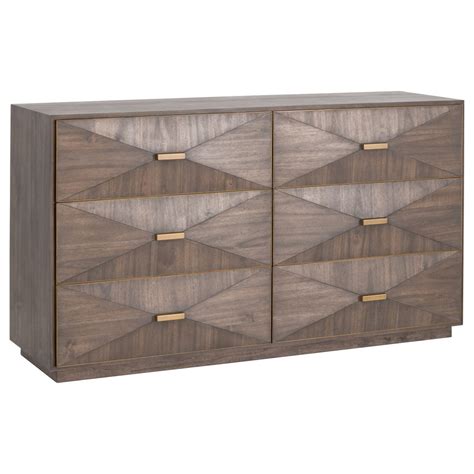 Essentials For Living Wynn 6 Drawer Double Dresser Luna Furniture