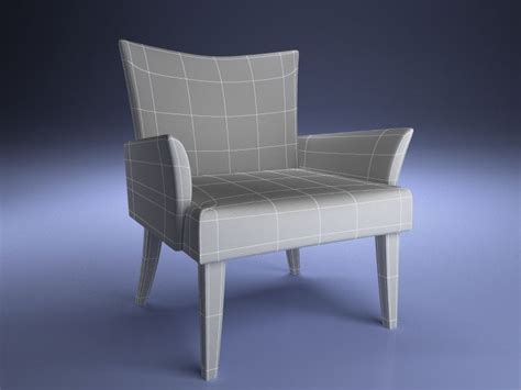 안락 의자 4 3d 모델 12 3ds Fbx Max Obj Free3d