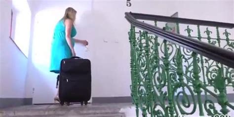 Katrina Hartlova Does Some Window Cleaning Katerina Hartlova