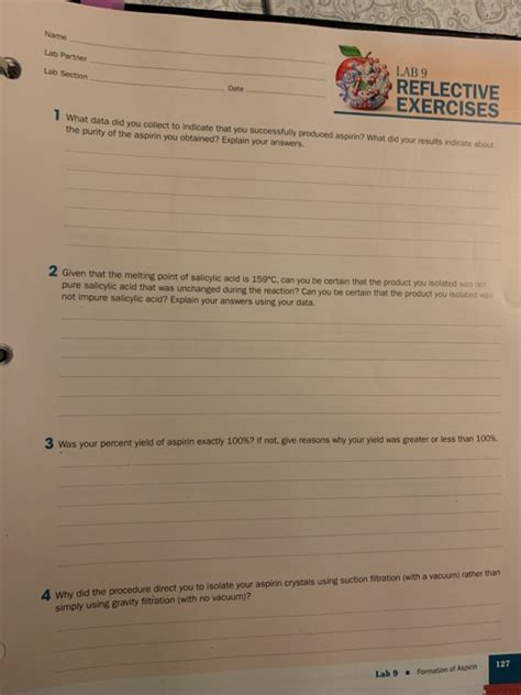 Solved Lab Section Date Lab 9 Datas Part A Synthesis Of