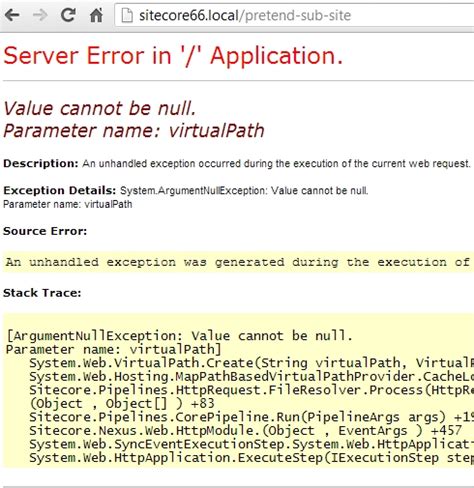 Sitecore Managed Sites As Virtual Folders Fire Breaks Ice