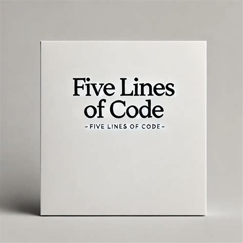 Ios 파이브 라인즈 오브 코드 4장 요약 및 정리 효율적인 코드 작성을 위한 리팩터링 기법