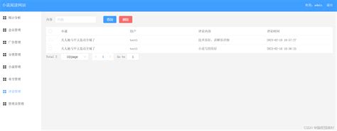 毕业设计｜springboot Vue3小说阅读网站系统vue3 小说网站 Csdn博客