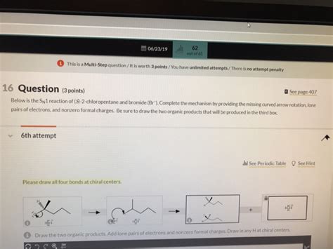 Solved I Draw The Missing Curved Arrow Notation Add Lone Chegg