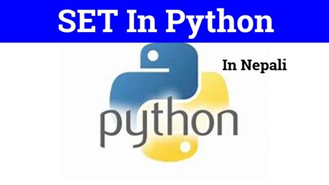 Set In Python Set In Python Programming Python Set Python