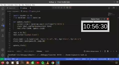 Shekar Cherry On Linkedin Task 1 Make A Digital Clock Using Python