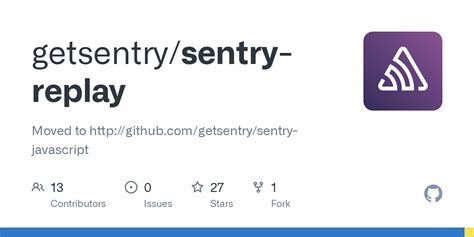 github getsentry sentry replay moved to getsentry