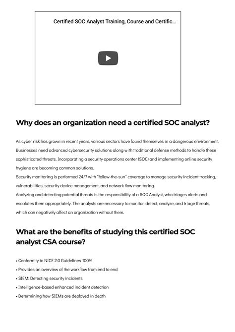 Certified Soc Analyst Pdf
