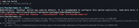 incorrect handling of relative imports with rollup plugin babel and typescript · issue 4854