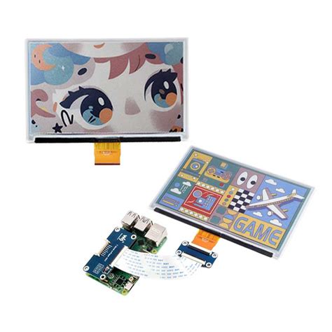 7 3寸电子墨水屏模块e彩色6色epaper适用于arduino树莓派stm32 Jetson