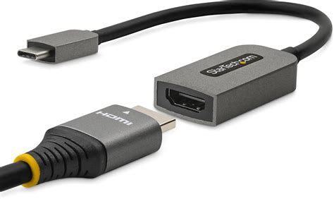 Amazon Com Startech Com Usb C To Hdmi Adapter K Hz Video Hdr Usb C To Hdmi Monitor