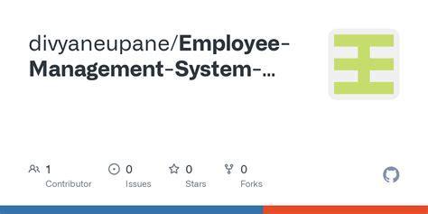 Github Divyaneupaneemployee Management System Using Python Django