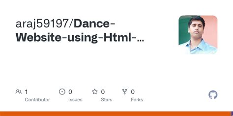 GitHub Araj Dance Website Using Html CSS Javascript