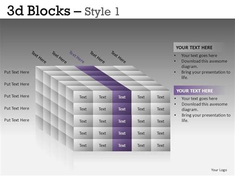 D Blocks Style Powerpoint Presentation Slides DB PowerPoint Presentation Pictures PPT