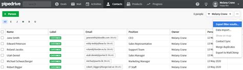 How To Export Contacts From Pipedrive And Import Them Into Espocrm