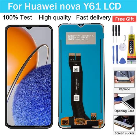 For Huawei Nova Y EVE LX EVE LX N EVE LX LCD Display Touch Screen Digitiz Replacement