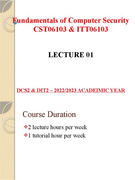 Lecture 01 Computer Vulnerabilities Pdf Security Computer Security
