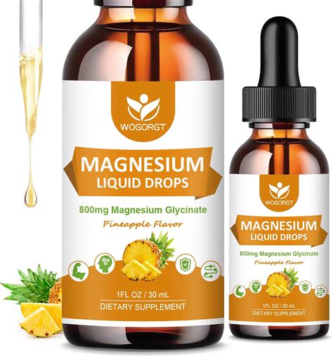 Magnesium Glycinate Liquid Drops With Citrate And Kosovo Ubuy