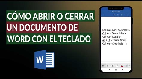 Teclas Para Guardar Un Documento En Word Image To U