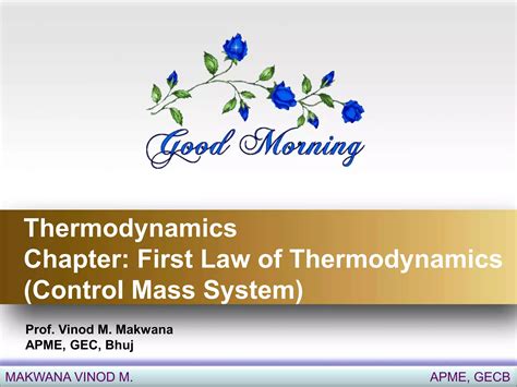Thermodynamics 1 Law Closed System Pdf