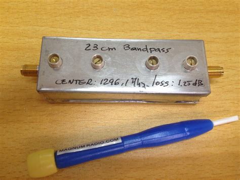 23cm Interdigital Filter ~ Zs1ii Ve2ek Amateur Radio Website